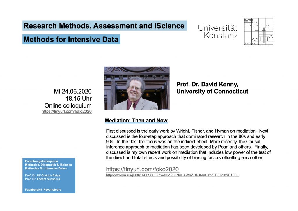 [Public Online Event] Prof. Dr. David Kenny visits iScience on 24 June ...